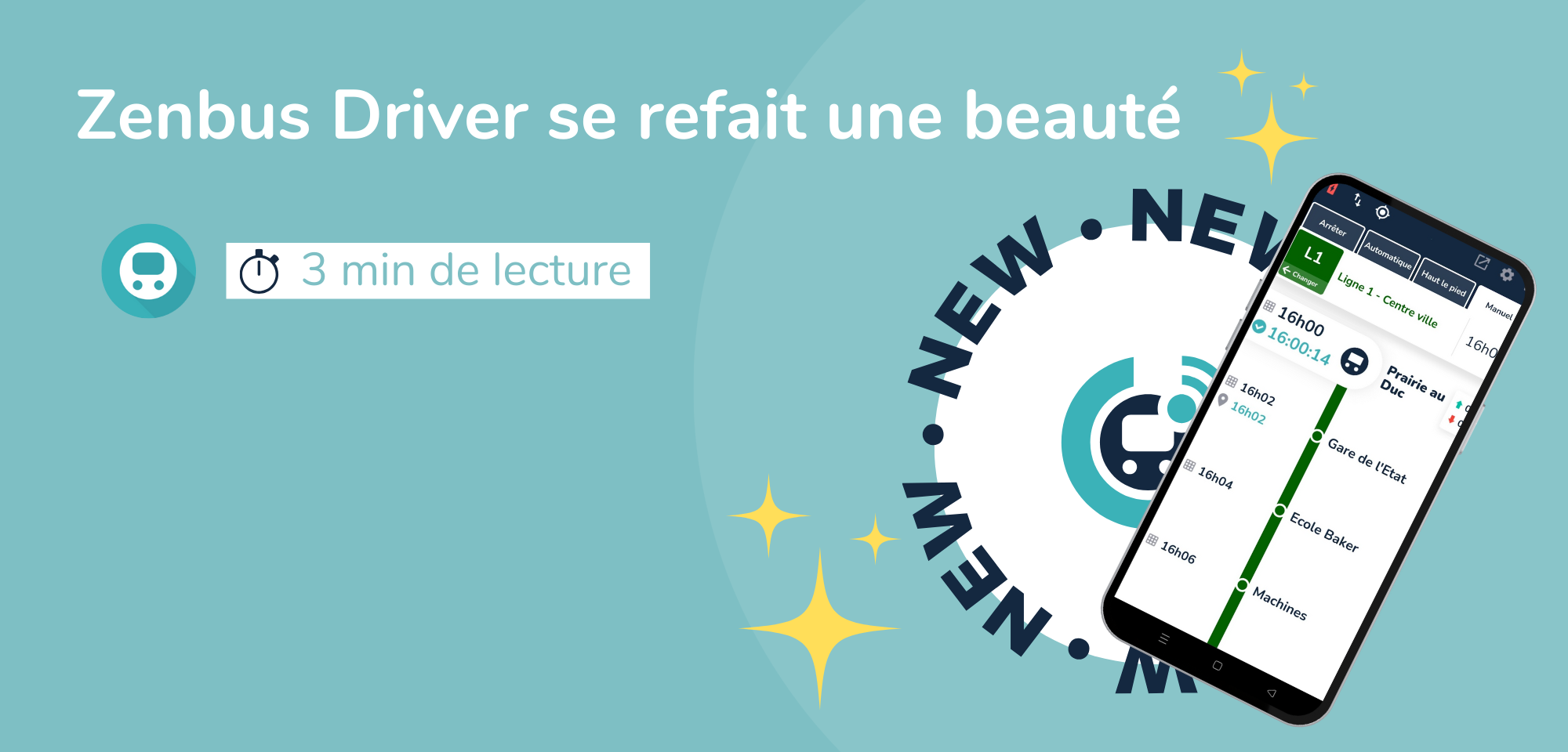 Zenbus · L’application Zenbus Driver évolue